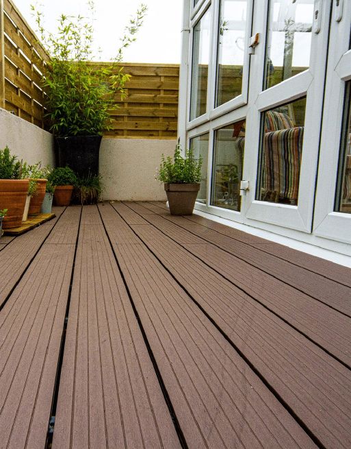 Composite Prime HD Deck XS - Walnut Composite Decking (2 Pack) | Grass Direct