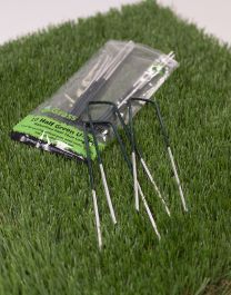 10 Full Green U-Pins | Grass Direct