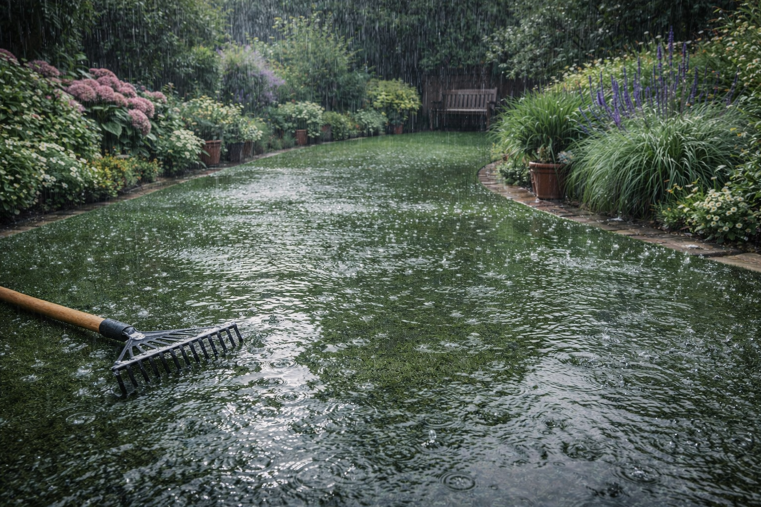 Why Artificial Grass Doesn't Suffer From Wet Winters | Grass Direct